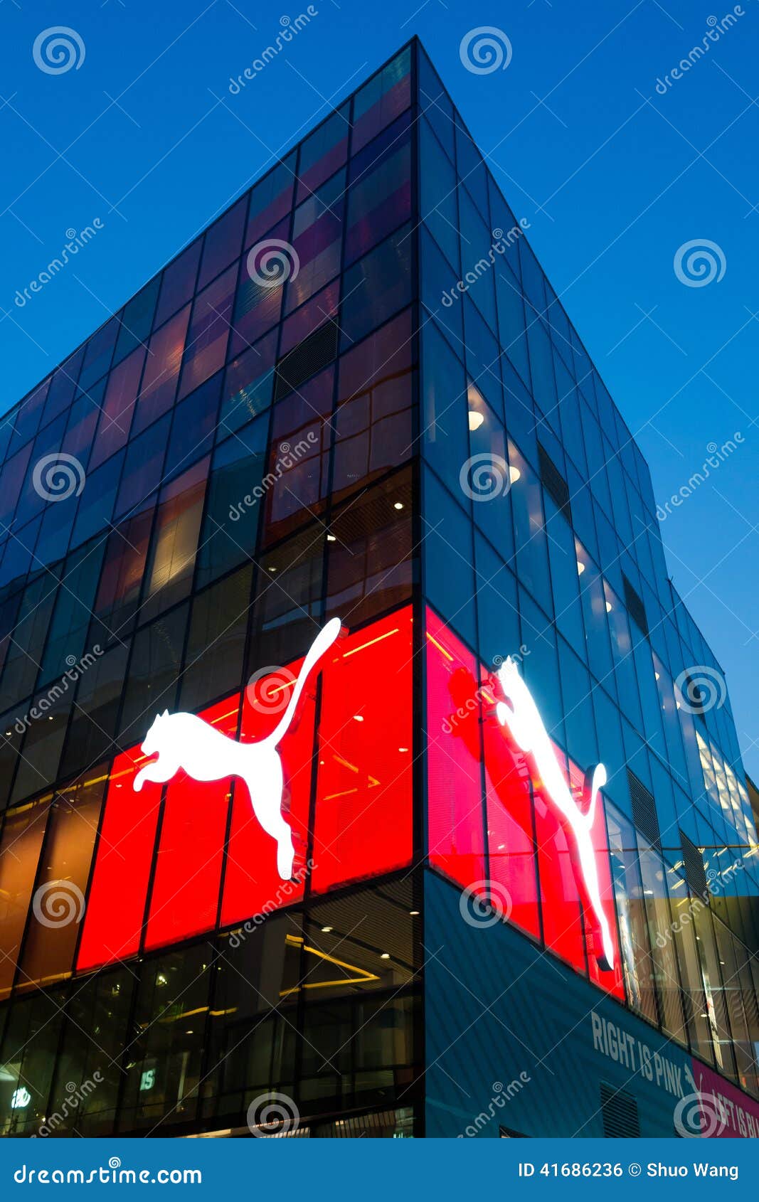 Magasin de puma photo éditorial. Image of logo, vêtement - 41686236