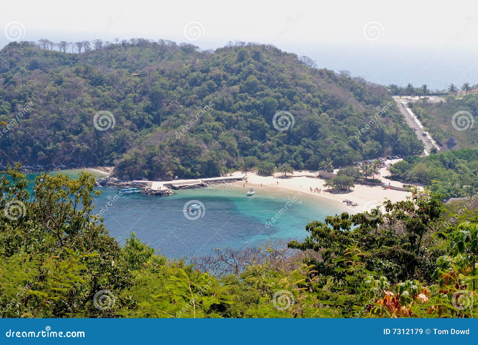 Magay Bay Huatulco Mexico stock image. Image of sandy - 7312179