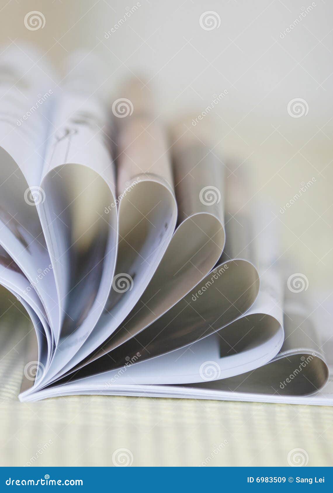 Magazine stock image. Image of open, paper, objects, isolated - 6983509