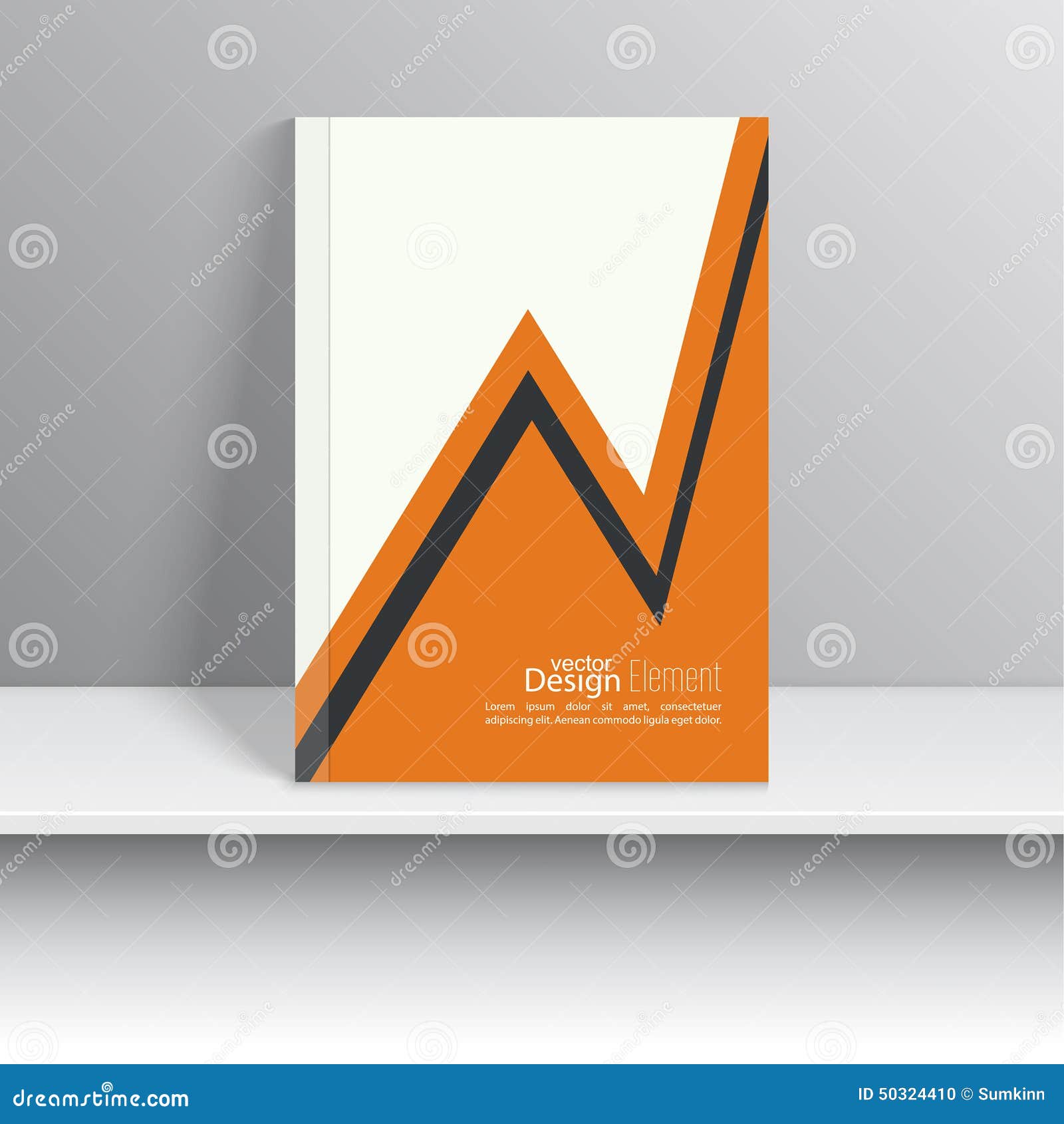 Magazine Cover stock vector. Illustration of letter, leaflet - 50324410