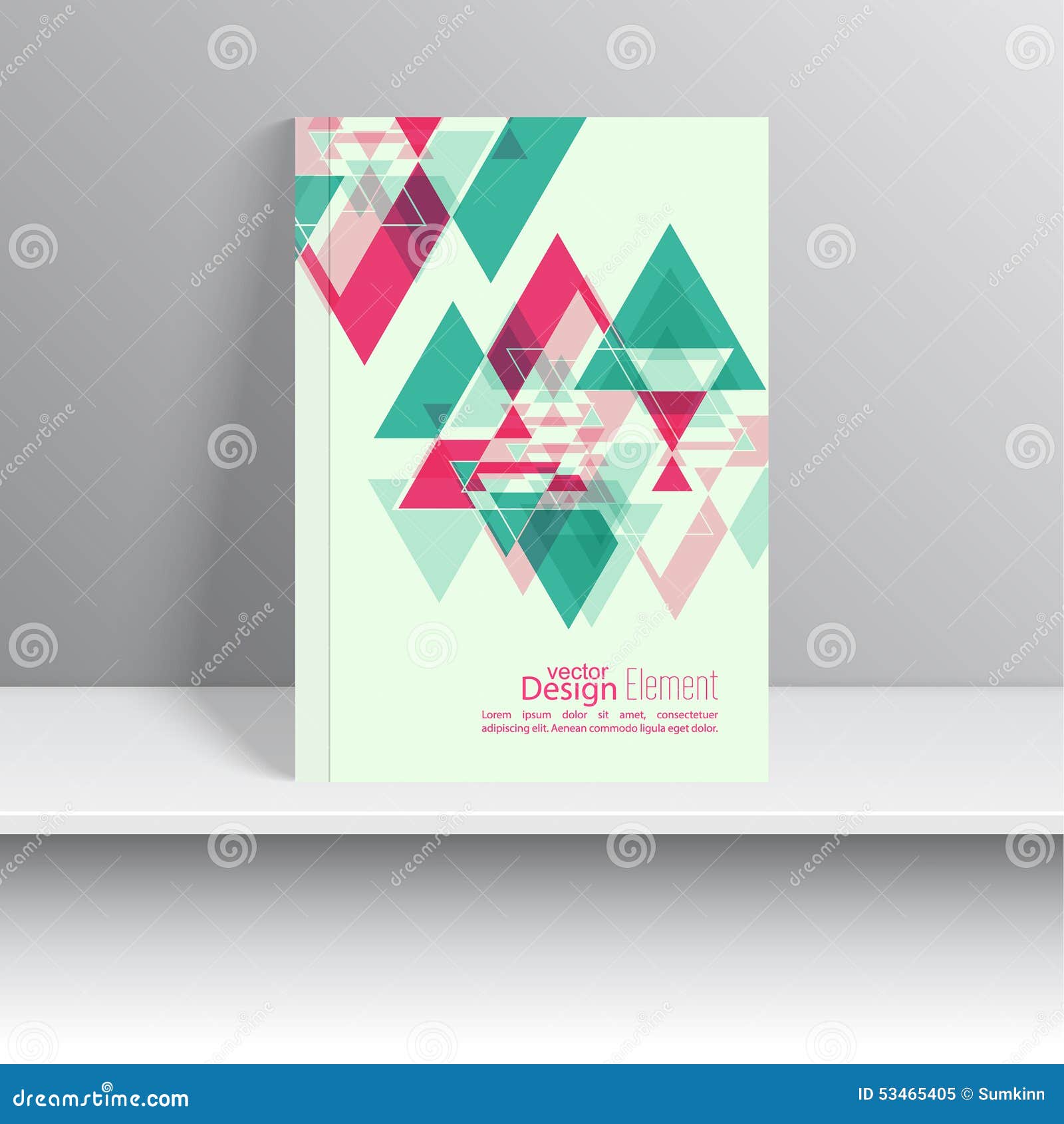 Magazine Cover stock vector. Illustration of label, continuity - 53465405