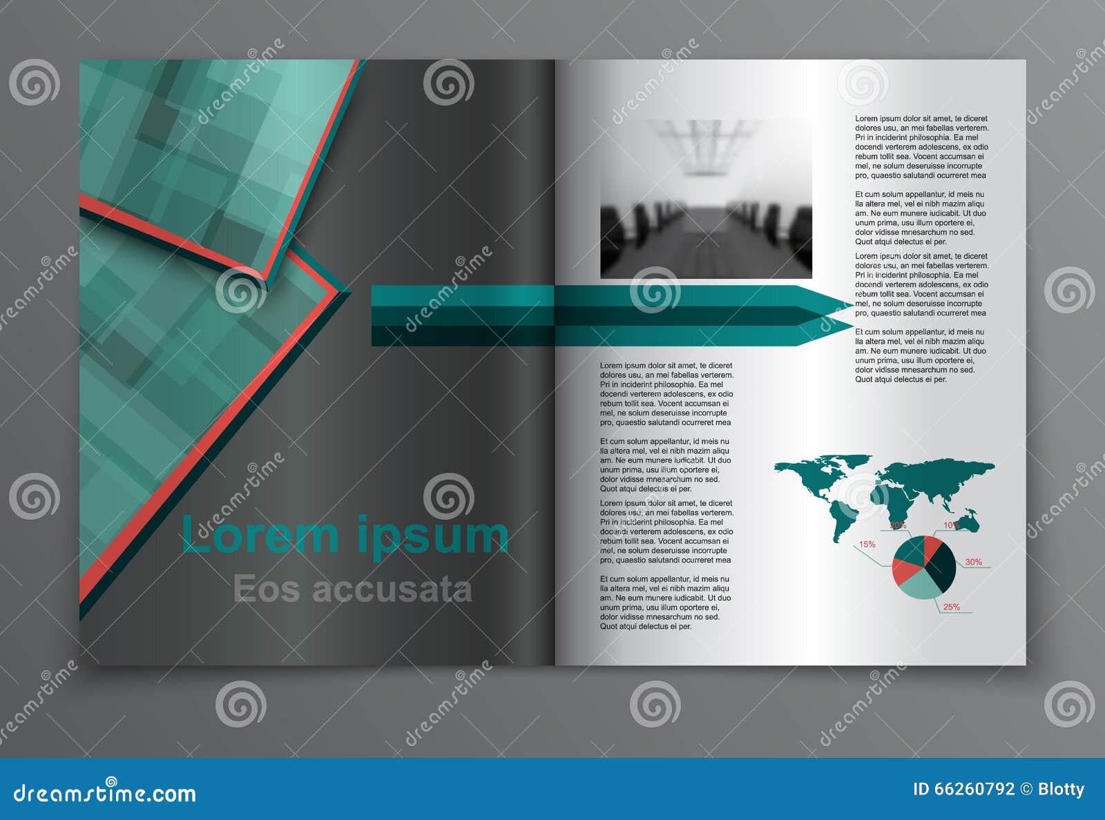 Magazine layout. Vector stock vector. Illustration of design - 66260792