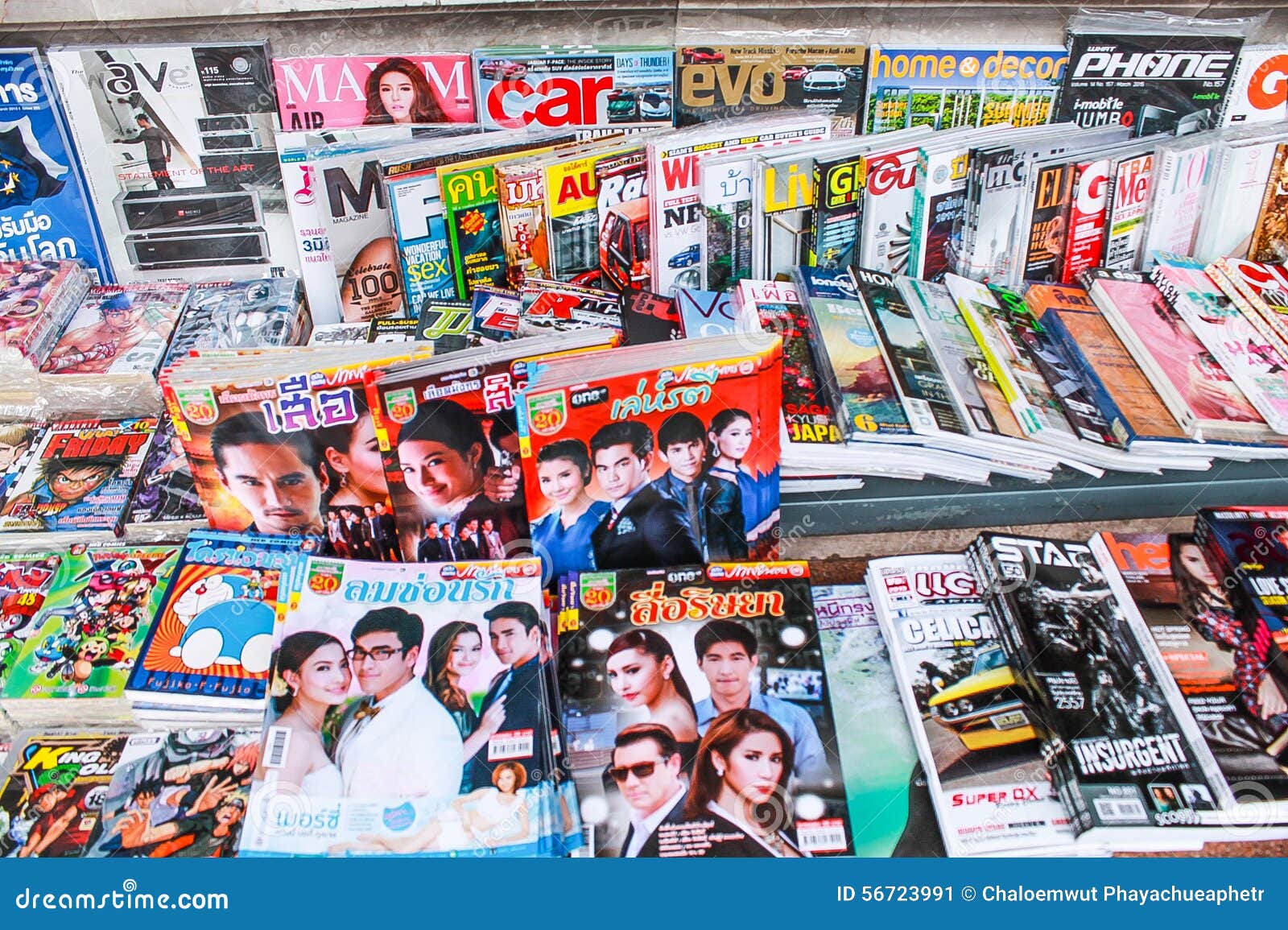 Magazine editorial photo. Image of book, magazinethailand - 56723991