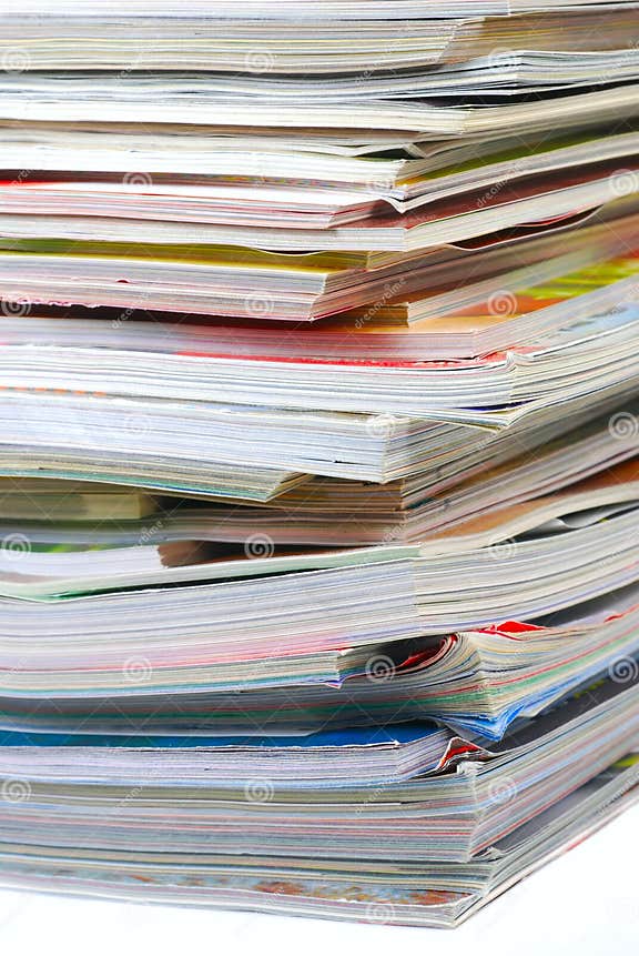Magazine Pile stock photo. Image of numerous, piling, education - 4476266