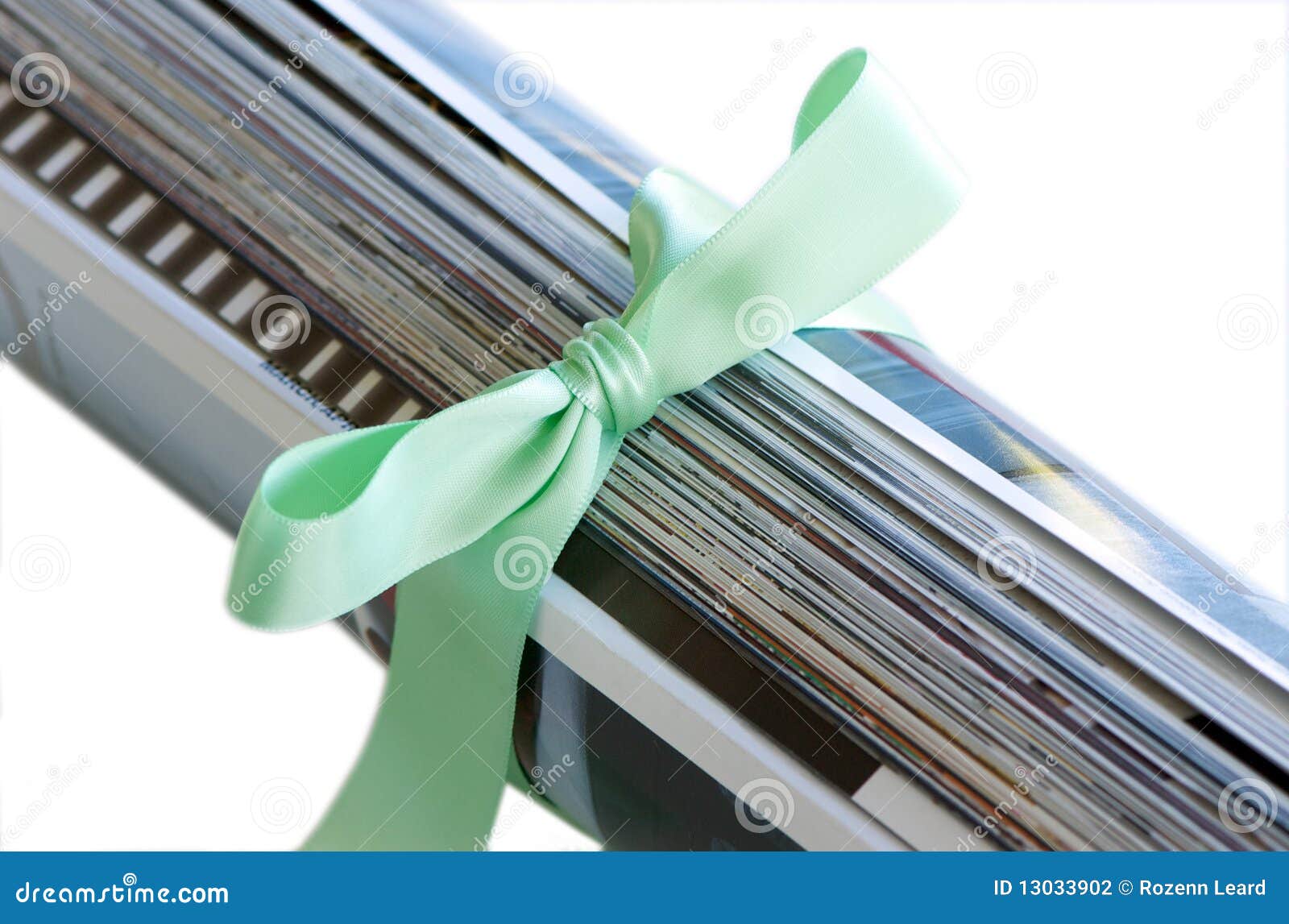 Magazine and ribbon stock photo. Image of ribbon, subscription - 13033902