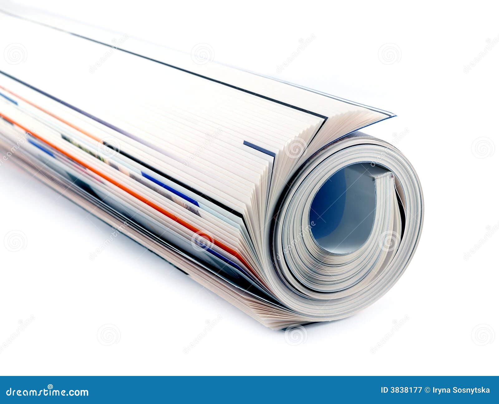 Magazine Roll stock image. Image of isolated, market, read - 3838177