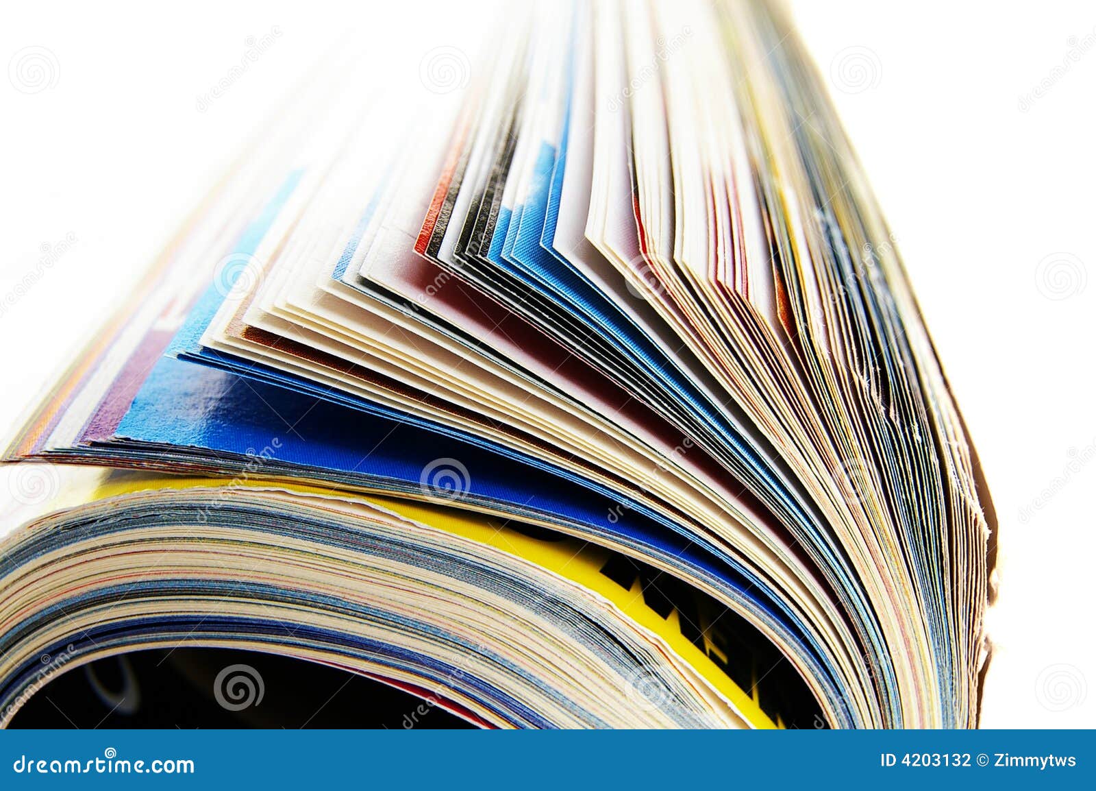 Magazine roll stock photo. Image of paper, detail, book - 4203132