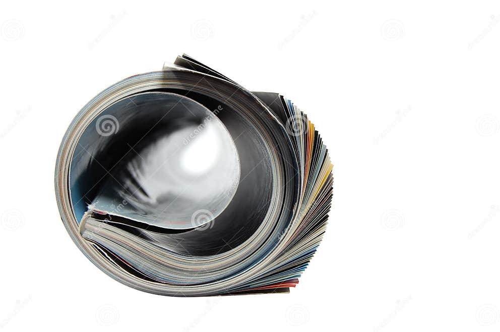 Magazine roll stock image. Image of printout, finance - 7861931