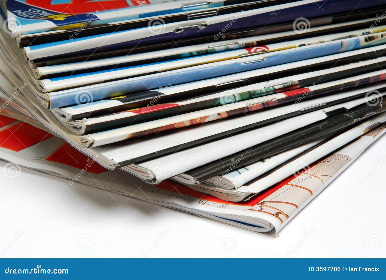 Magazine stack. stock photo. Image of subscription, read - 3597706