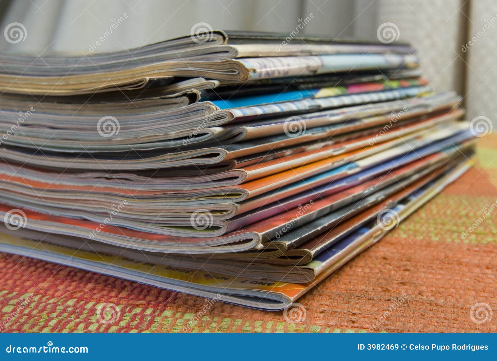 Magazine stack stock image. Image of editorial, document - 3982469