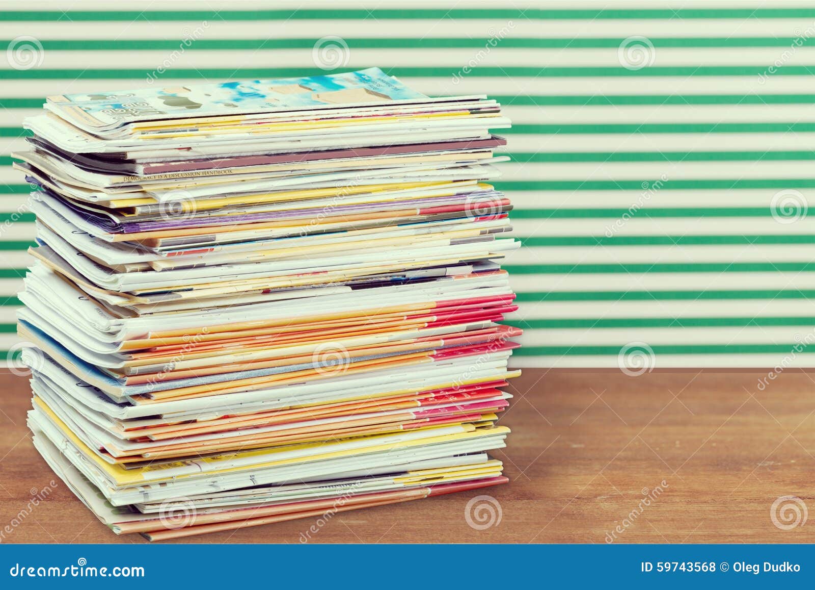 Magazine Stack stock photo. Image of media, stacking - 59743568