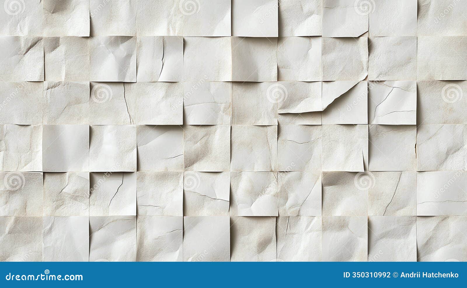 Magazine-style Grid Pattern with Torn Paper Elements and Subtle Shadow ...