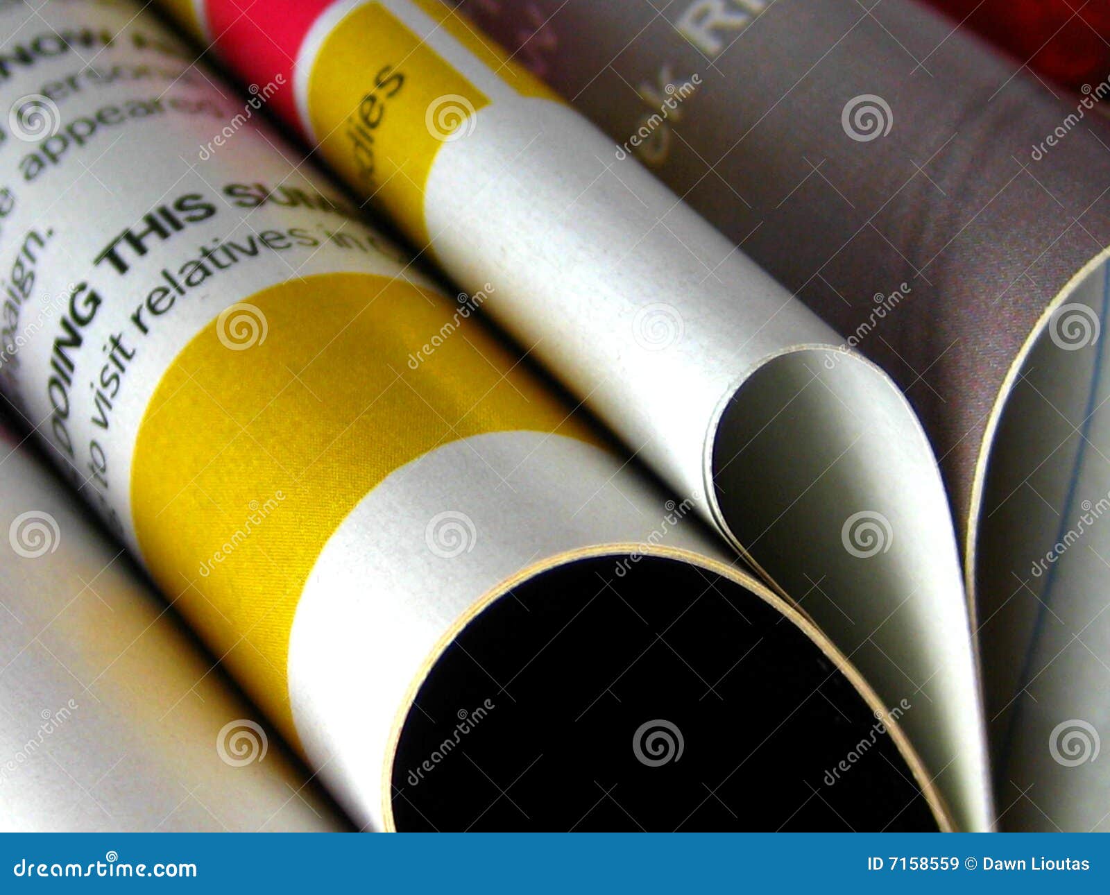 Magazines stock image. Image of folded, magazines, cover - 7158559