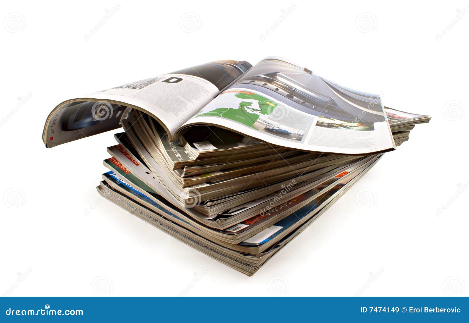 Magazines stock image. Image of review, entertainment - 7474149