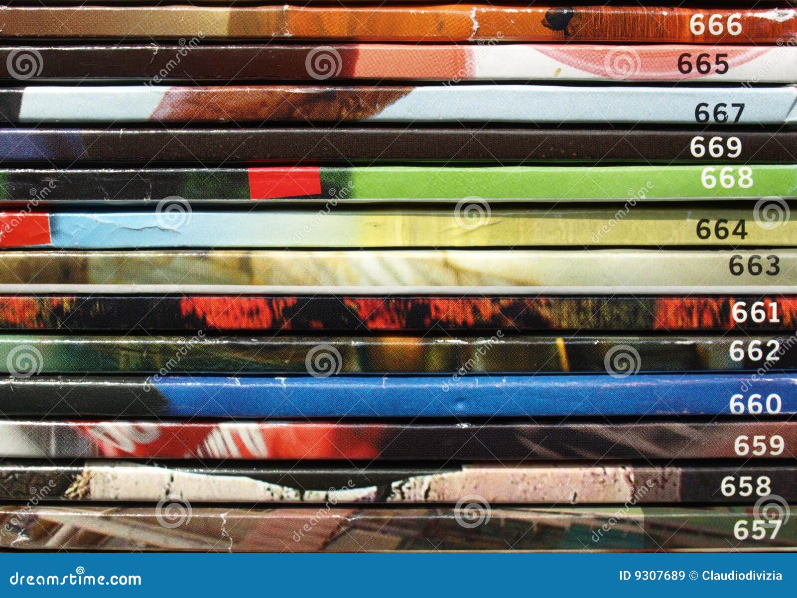 Magazines stock image. Image of range, cover, color, coloured - 9307689