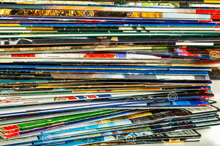 Magazines. Background. stock image. Image of waste, abstract - 322051639