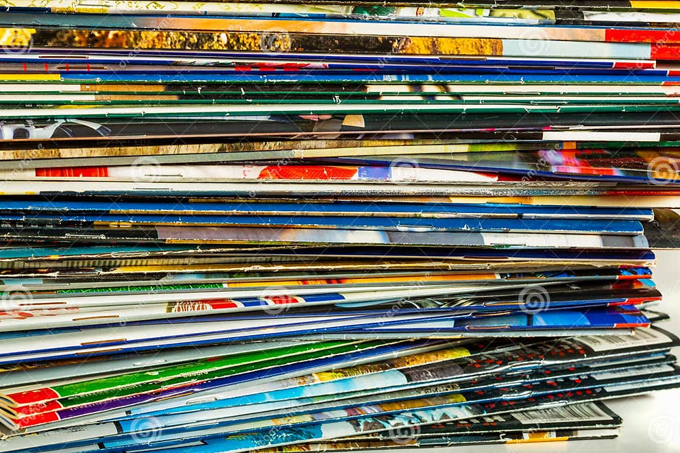 Magazines. Background. stock image. Image of waste, abstract - 322051639