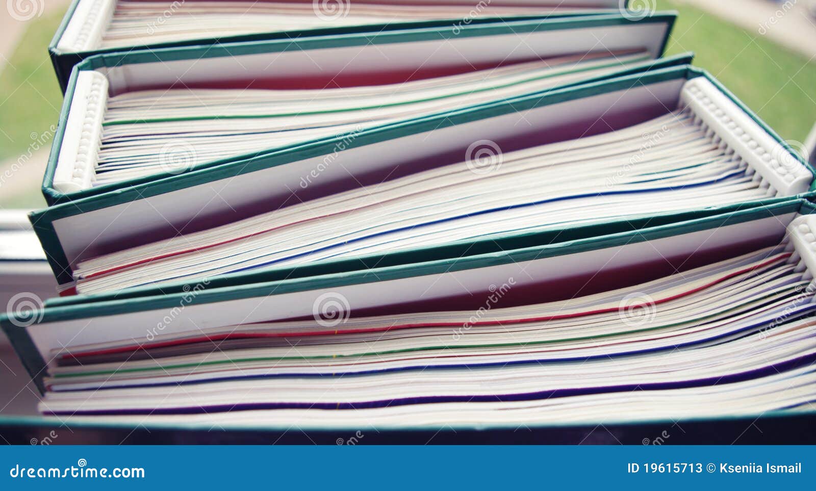 Magazines in folders stock image. Image of reading, folders - 19615713