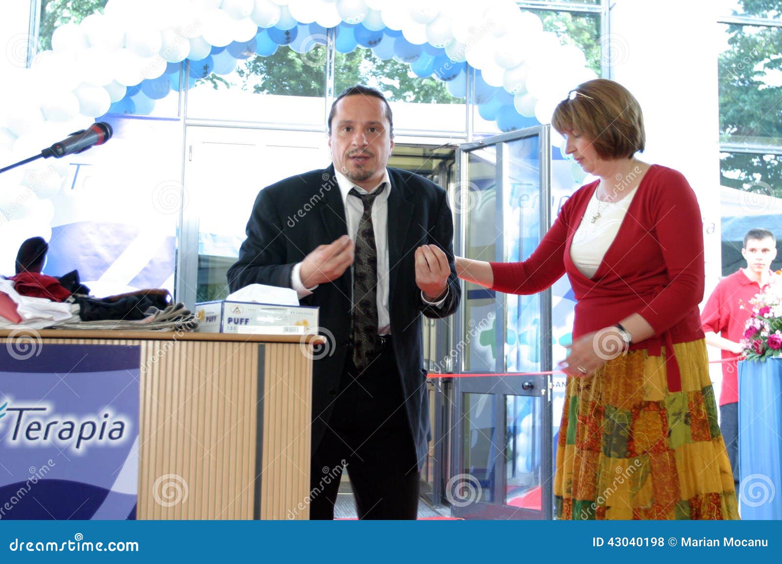 Magda Catone E Claudiu Bleont Fotografia Stock Editoriale - Immagine di ...