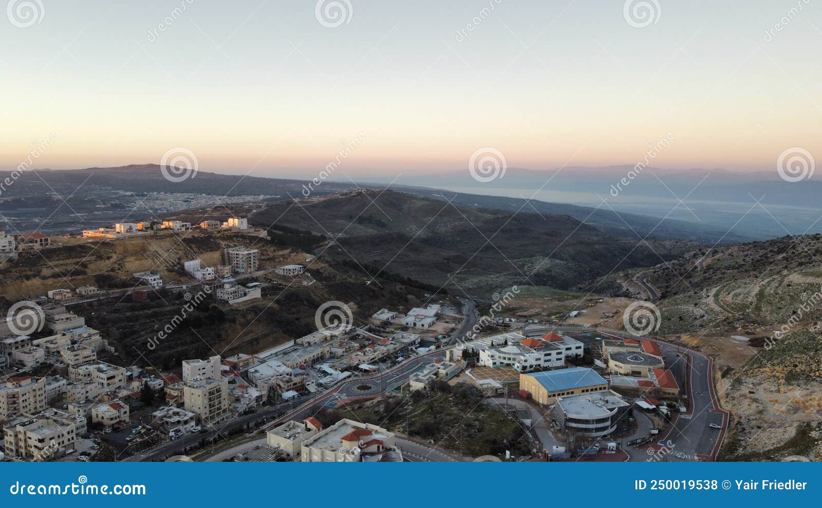 Magdal shams stock photo. Image of city, panorama, downtown - 250019538