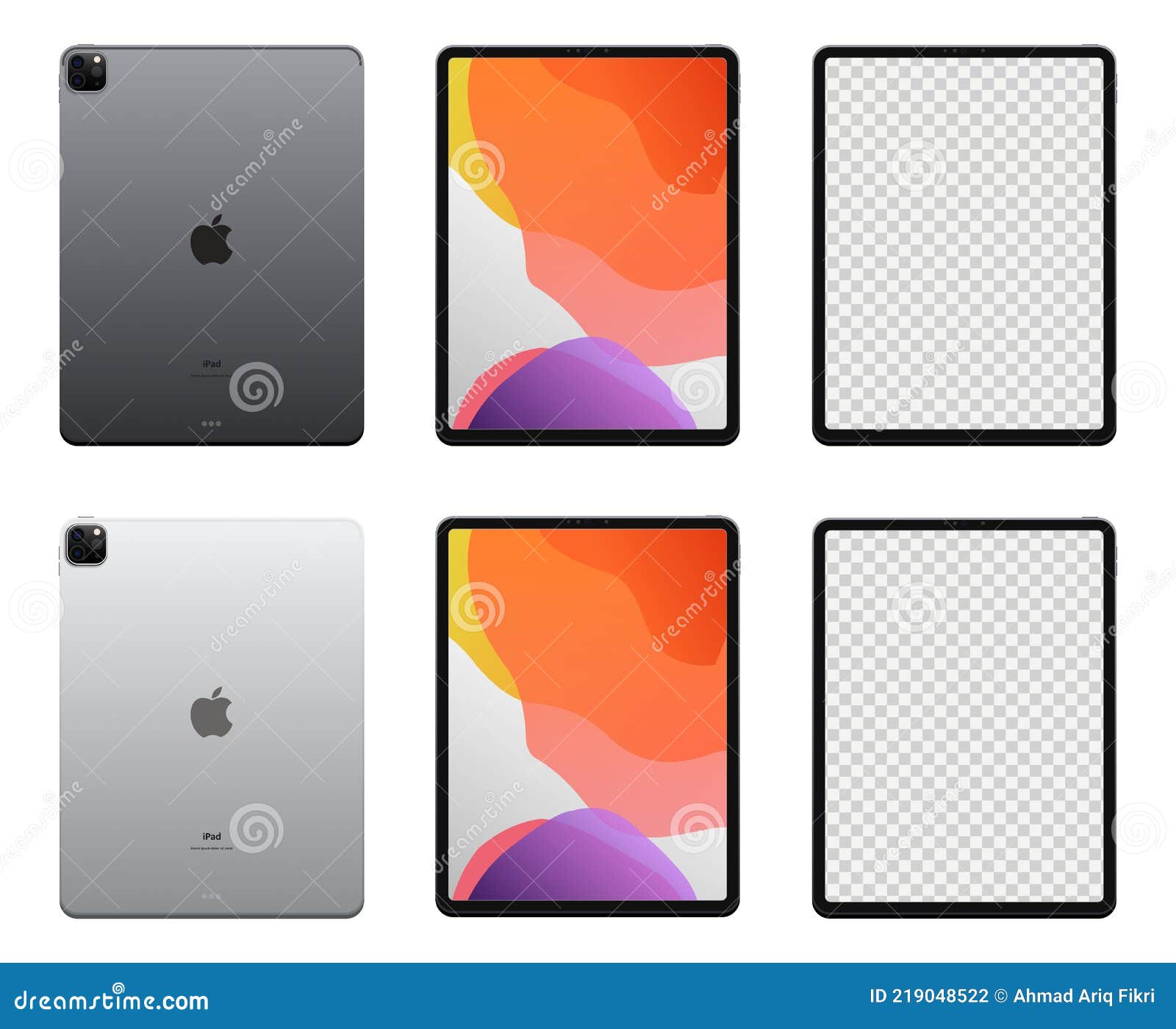 New Ipad Pro by Apple Inc. Screen Ipad and Back Side Ipad Editorial ...