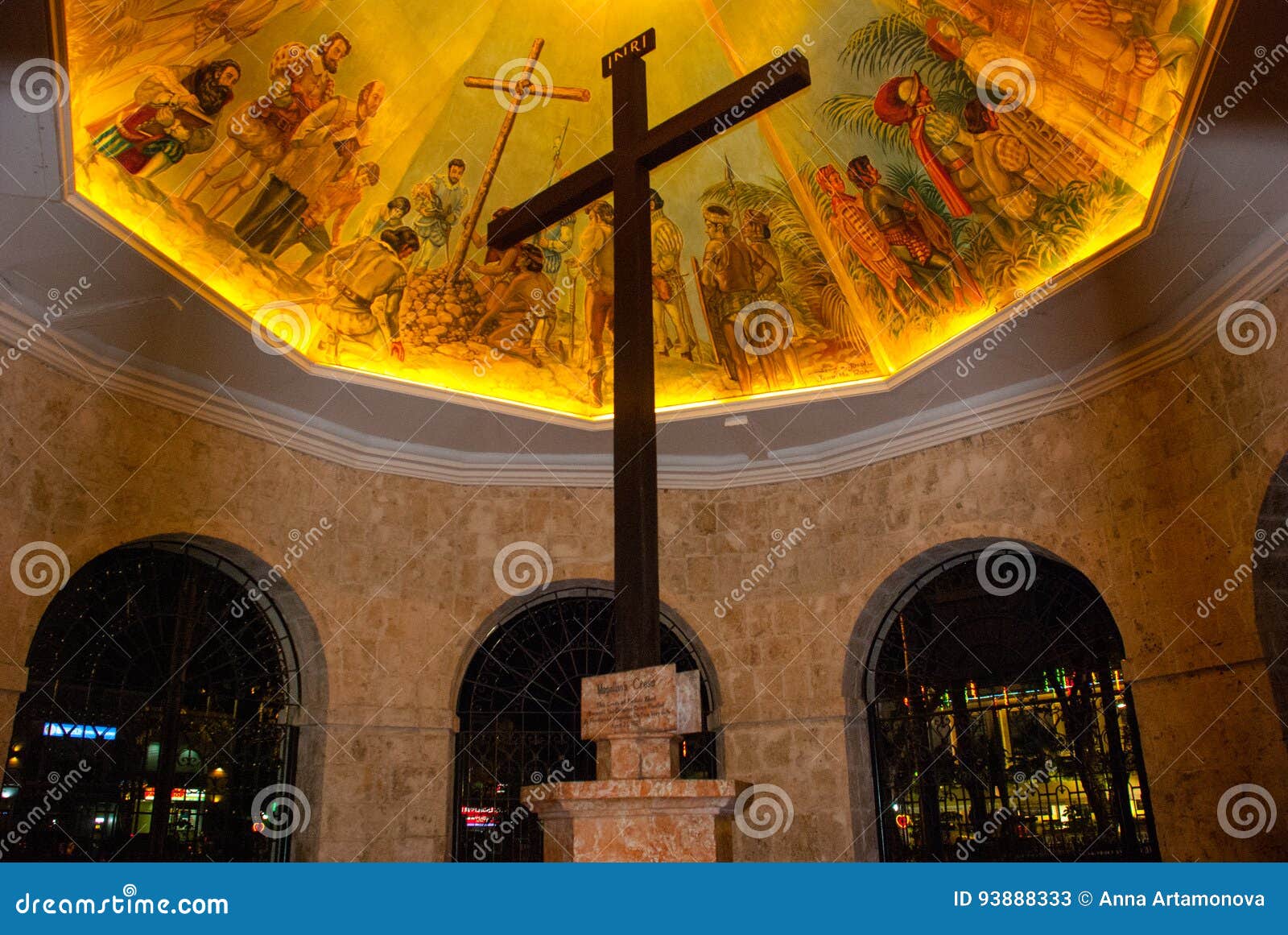 Magellan& X27;s Cross. Cebu, Philippines. Stock Image - Image of ...