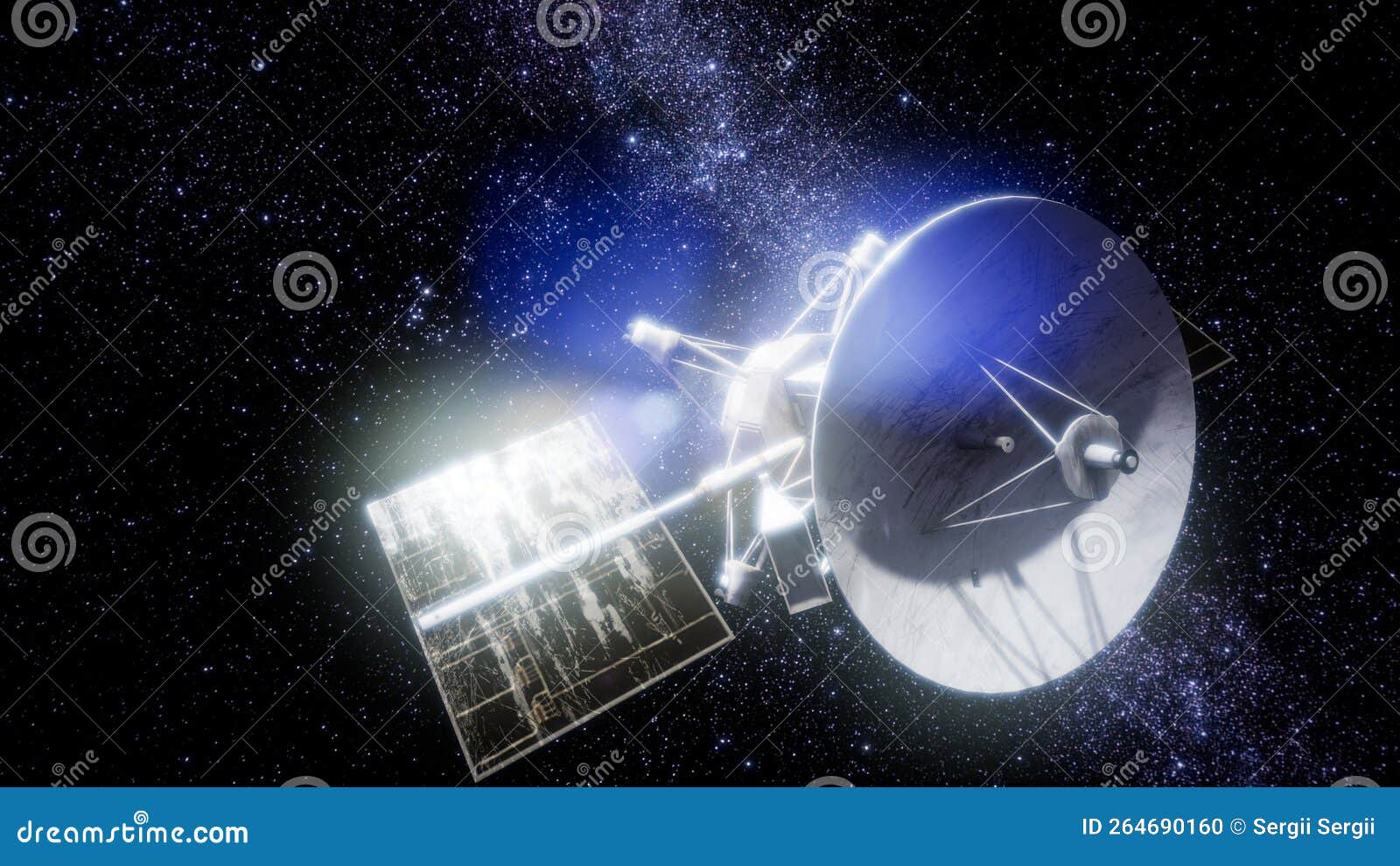 Magellan Spacecraft Approaching To Venus Royalty-Free Stock Image ...