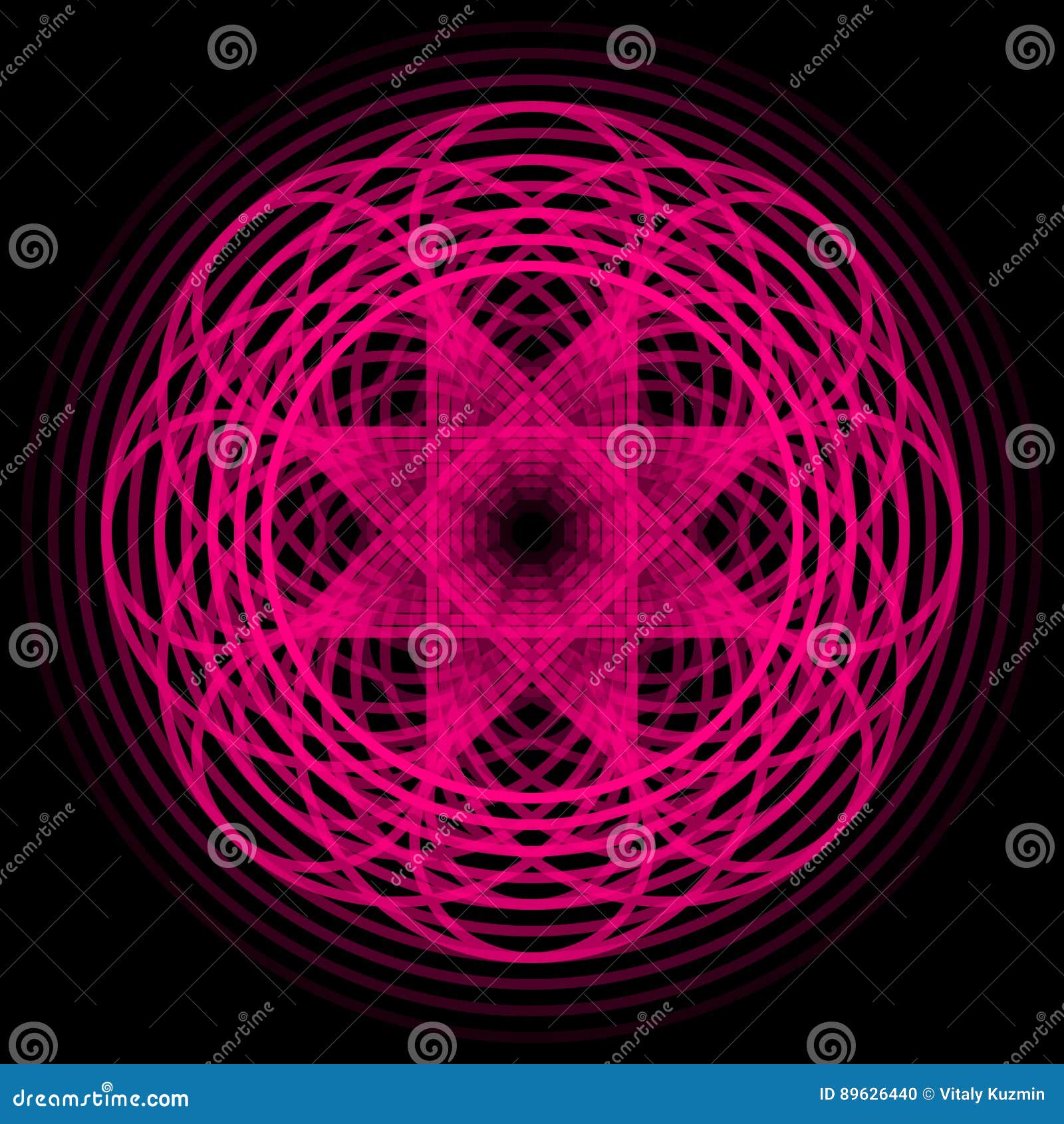 Magenta Abstract Shape stock vector. Illustration of element - 89626440