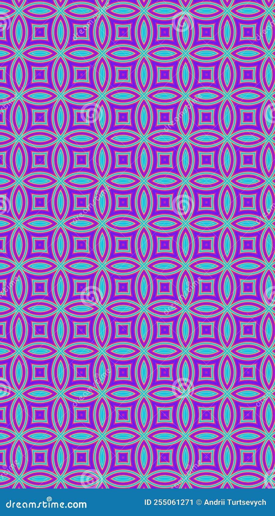 Magenta Blue Geometry Pattern Texture Made of Circles Stock ...
