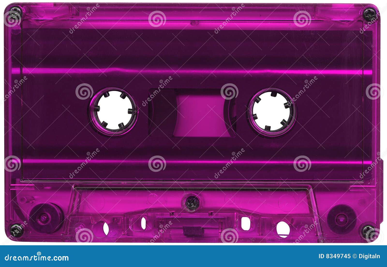 Magenta Coloured Cassette Tape Stock Image - Image of hifi, 1980s: 8349745