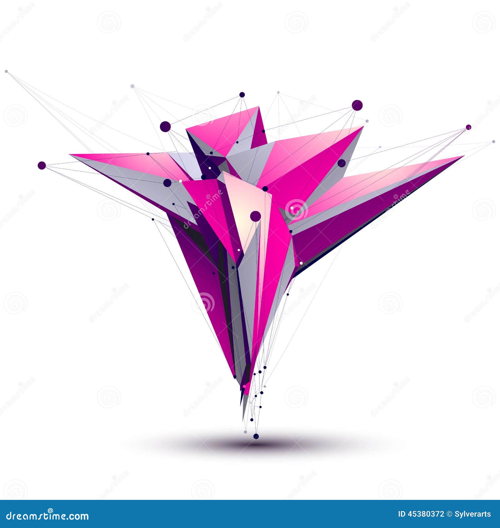 Magenta Contemporary Eps8 Technology Construction Stock Vector ...