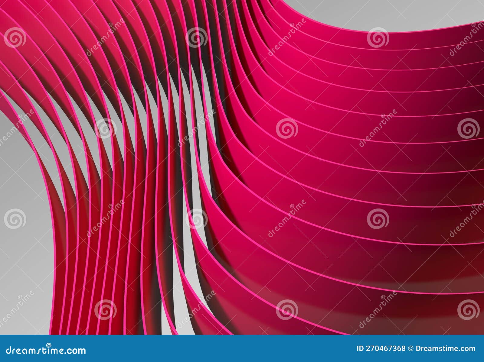Magenta 3D Shape Background. Stock Illustration - Illustration of ...