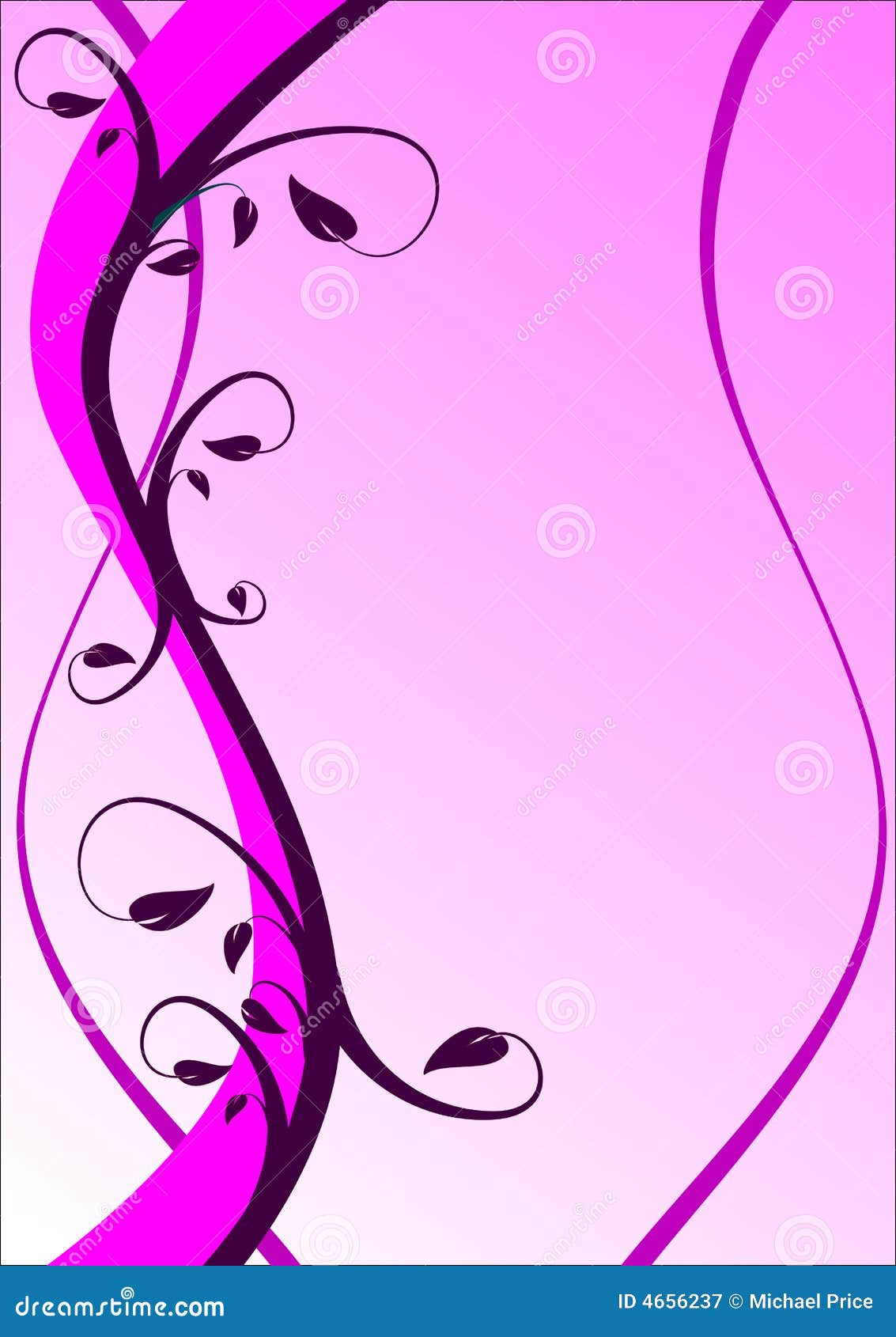 Magenta Floral Background Cartoon Vector | CartoonDealer.com #4656237