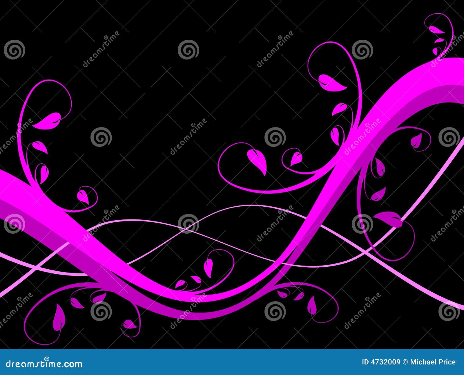 Magenta Floral Background stock vector. Illustration of background ...