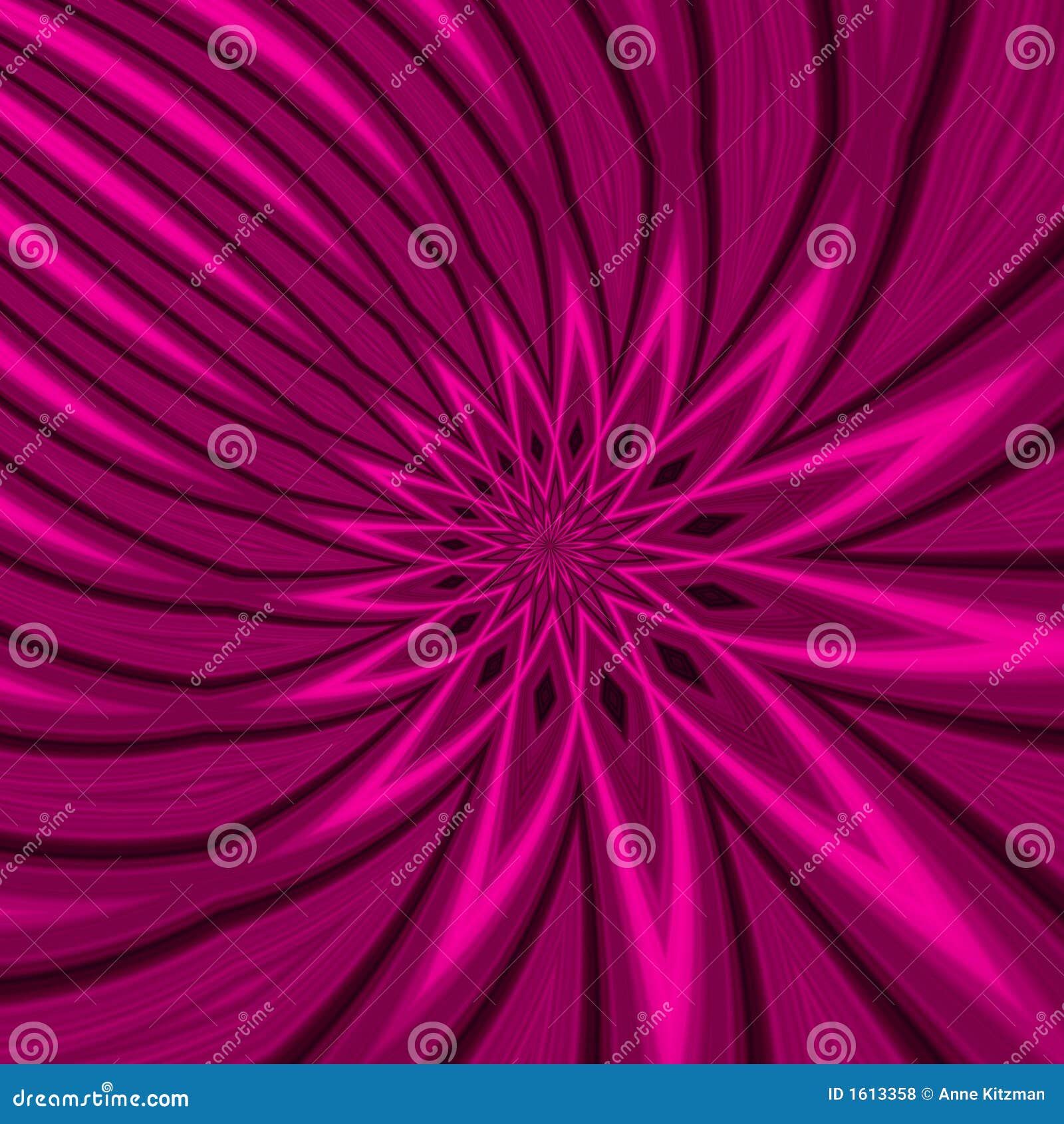 Magenta Floral Burst Abstract Stock Illustration - Illustration of ...