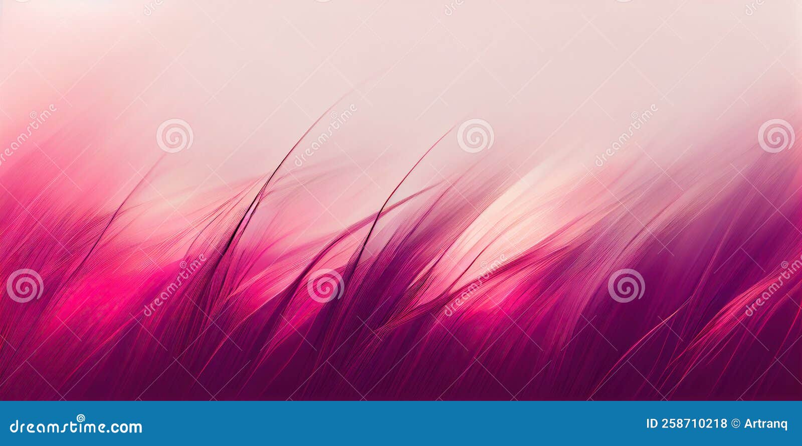 Magenta Grass Fluttering in the Wind with Blur Effect Stock Photo ...