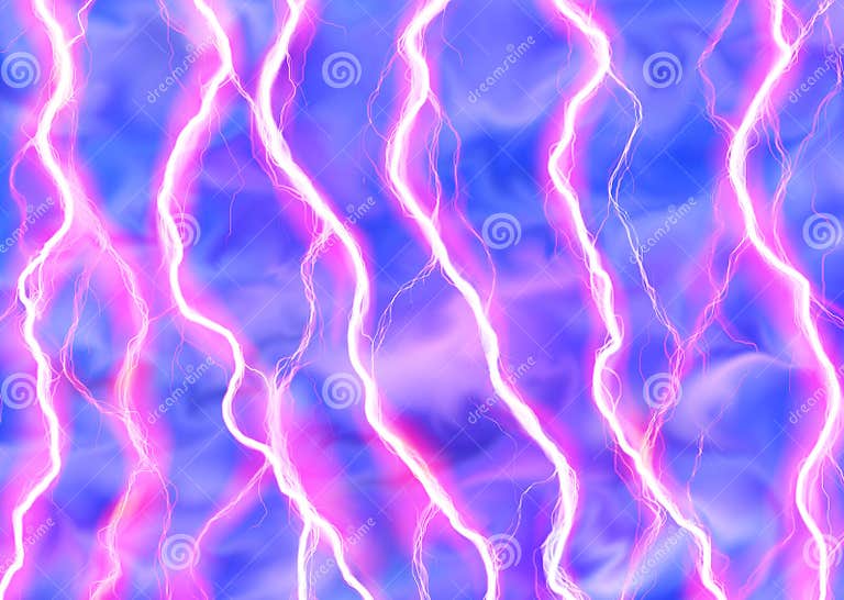 Magenta lightning stock illustration. Illustration of blur - 25446732