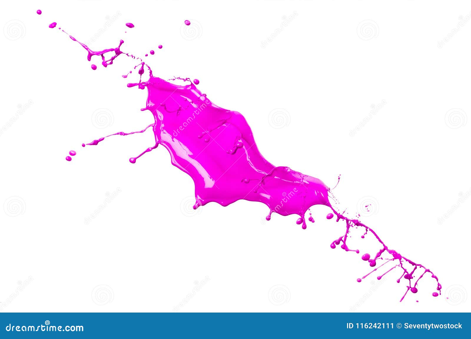 Magenta paint splash stock image. Image of pink, flowing - 116242111