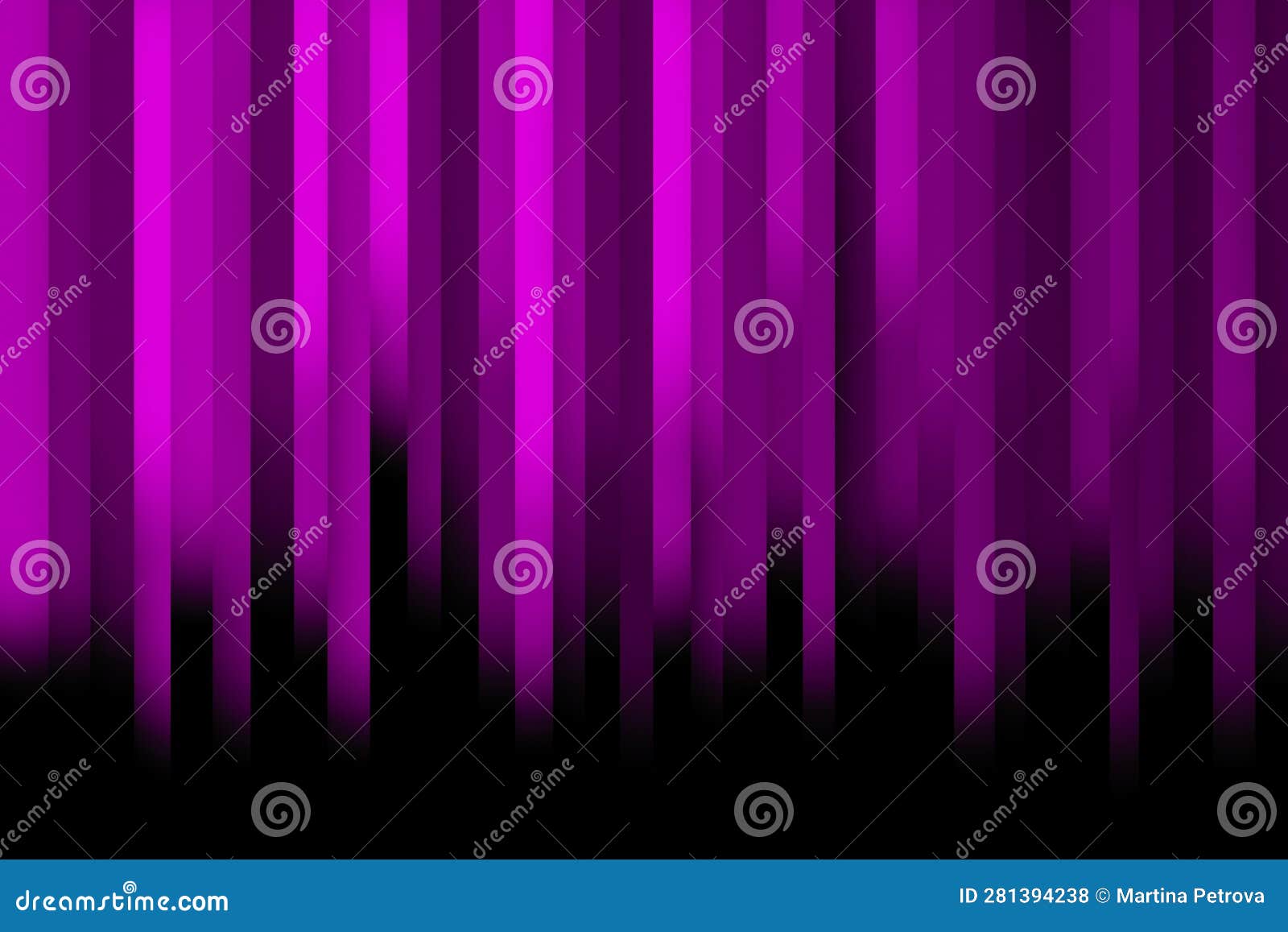 Magenta Pattern Composed of Different Lines on Black Background Stock ...