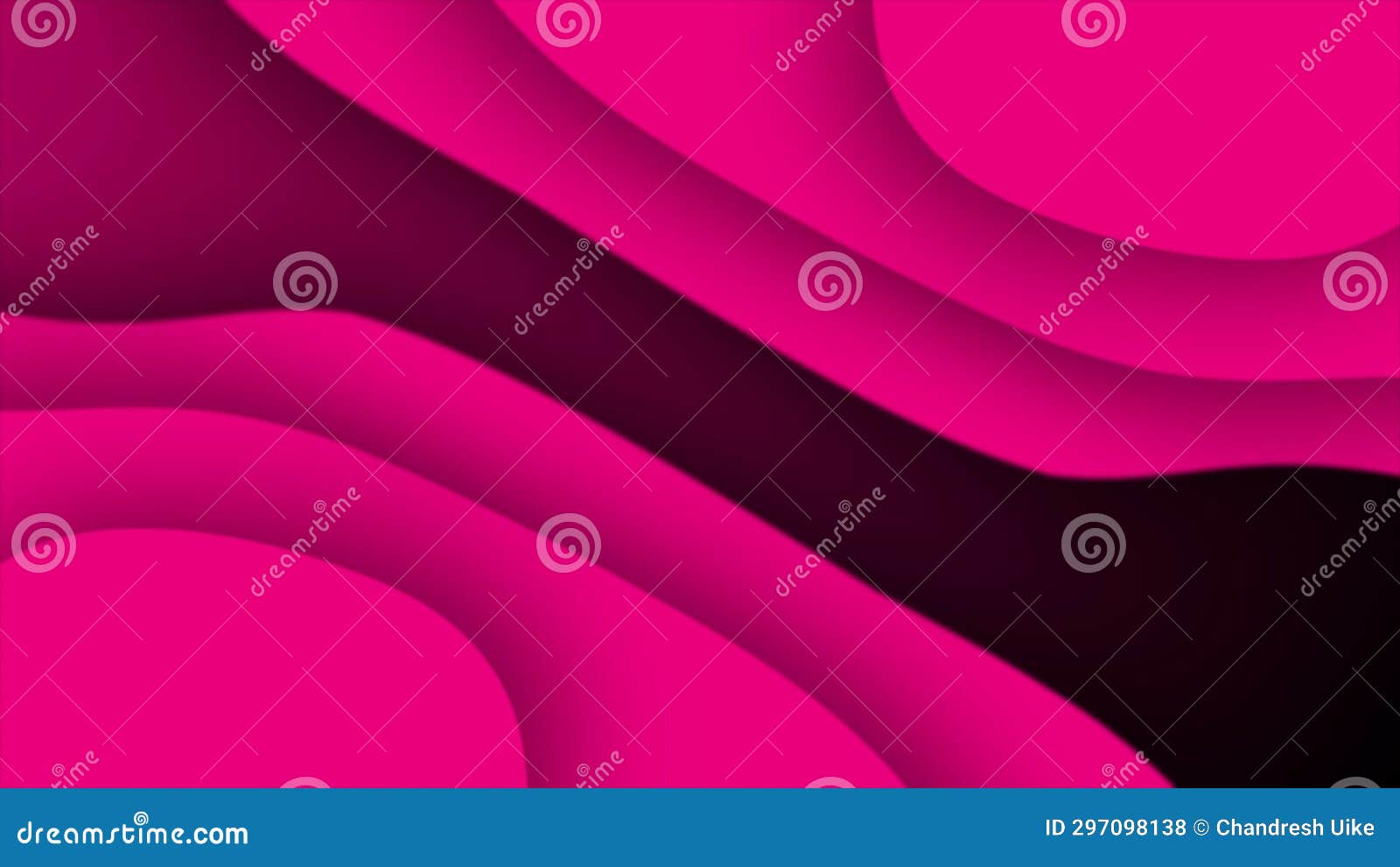 Magenta Red Color 3d Wavy Element Background Stock Footage - Video of ...