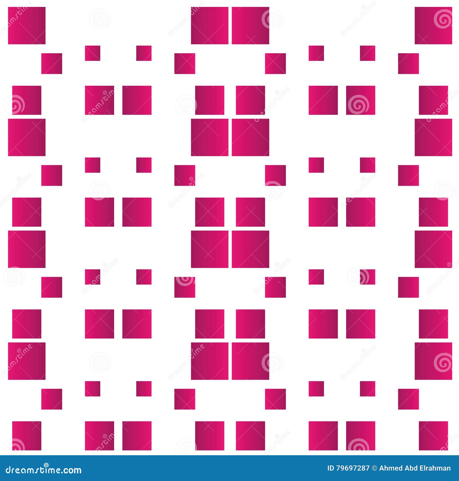 Magenta squares pattern stock vector. Illustration of cover - 79697287