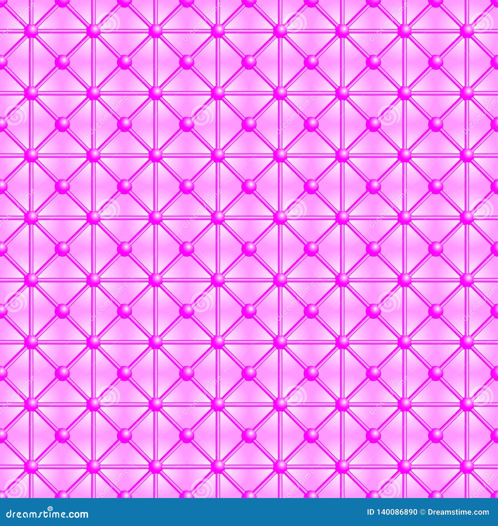 Magenta_triangular_square_grid_spheres_intersects_seamless_pattern 库存例证 ...