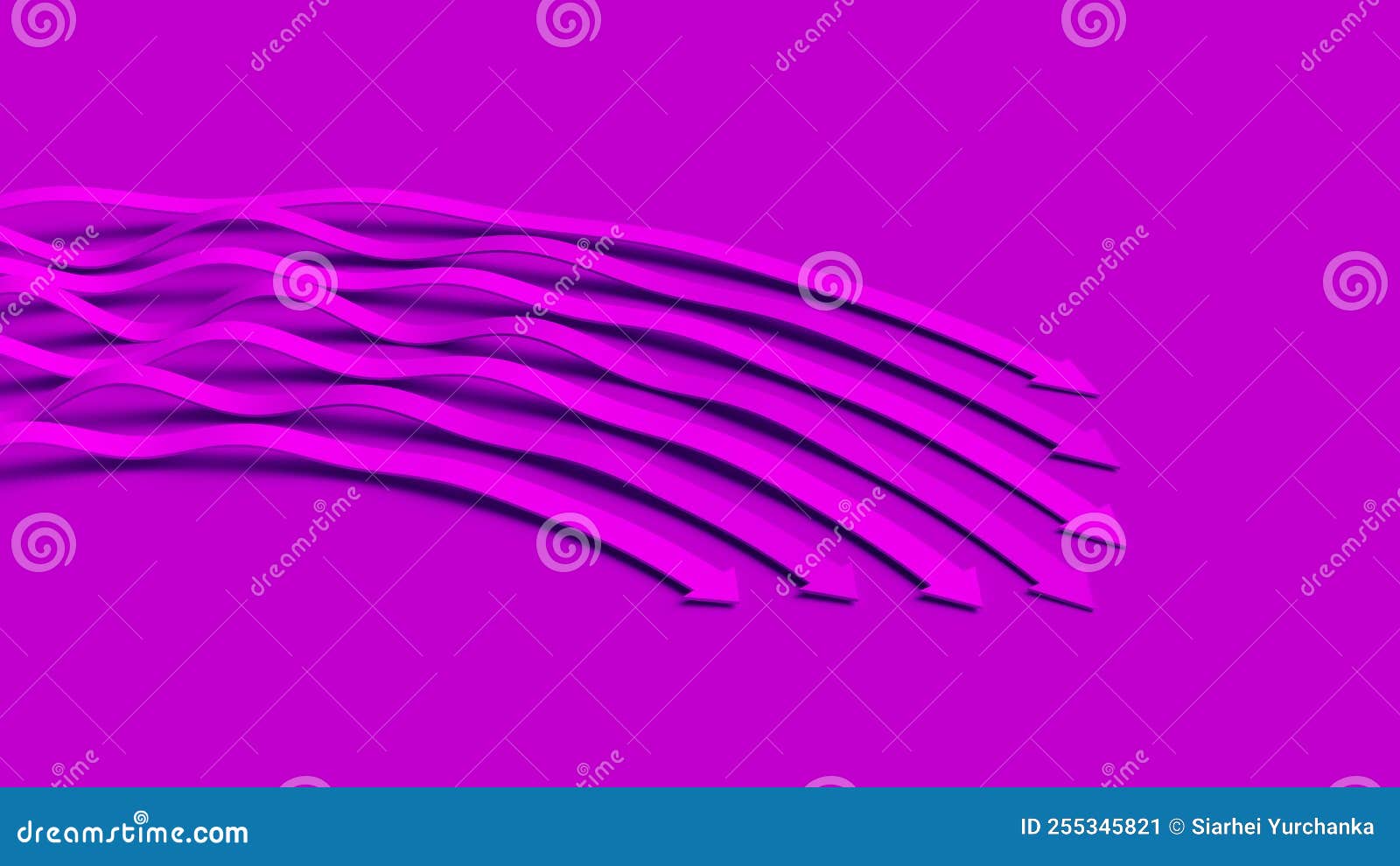 Directions Of Intensive Development. An Array Of Wavy Lines In ...