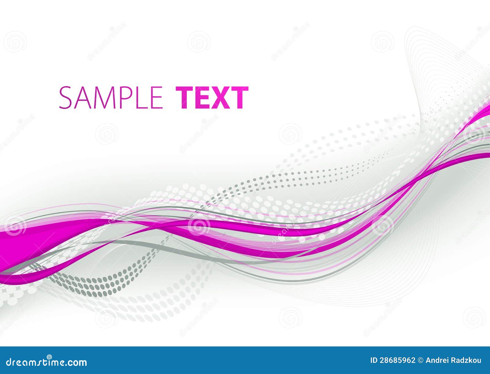 Magenta wavy line stock vector. Illustration of elegant - 28685962