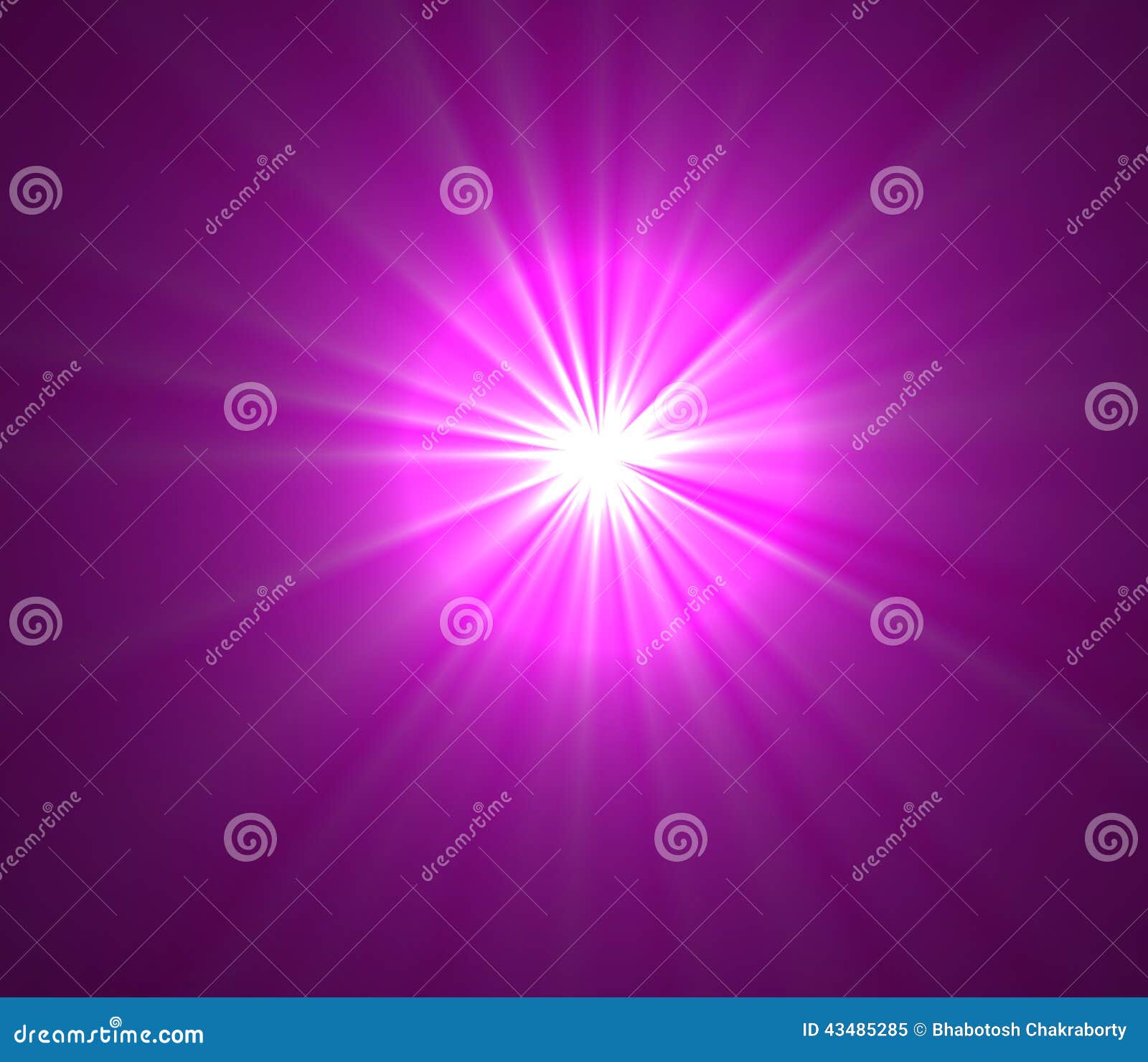 White Sun Rays And Glow Light Effect On Transparent Background. Cartoon ...