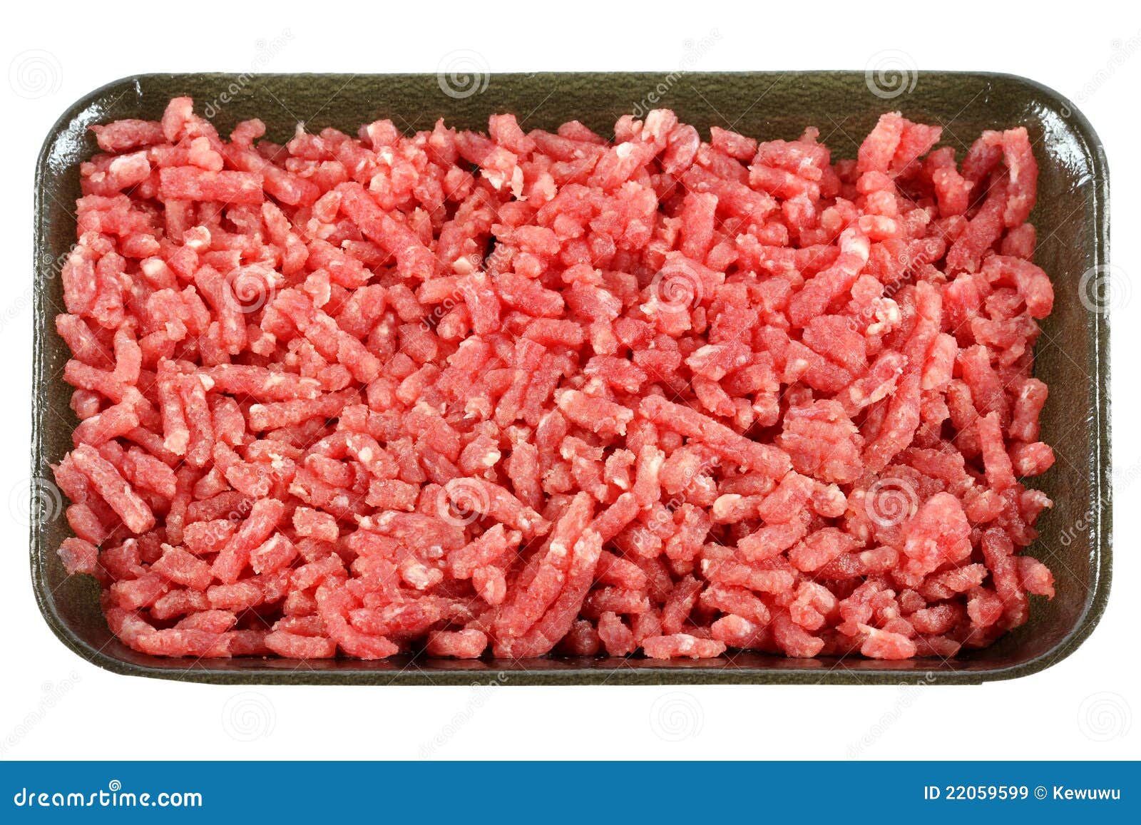 Mageres Grundrindfleisch, Rohes Gehacktes Fleisch Stockbild - Bild von ...