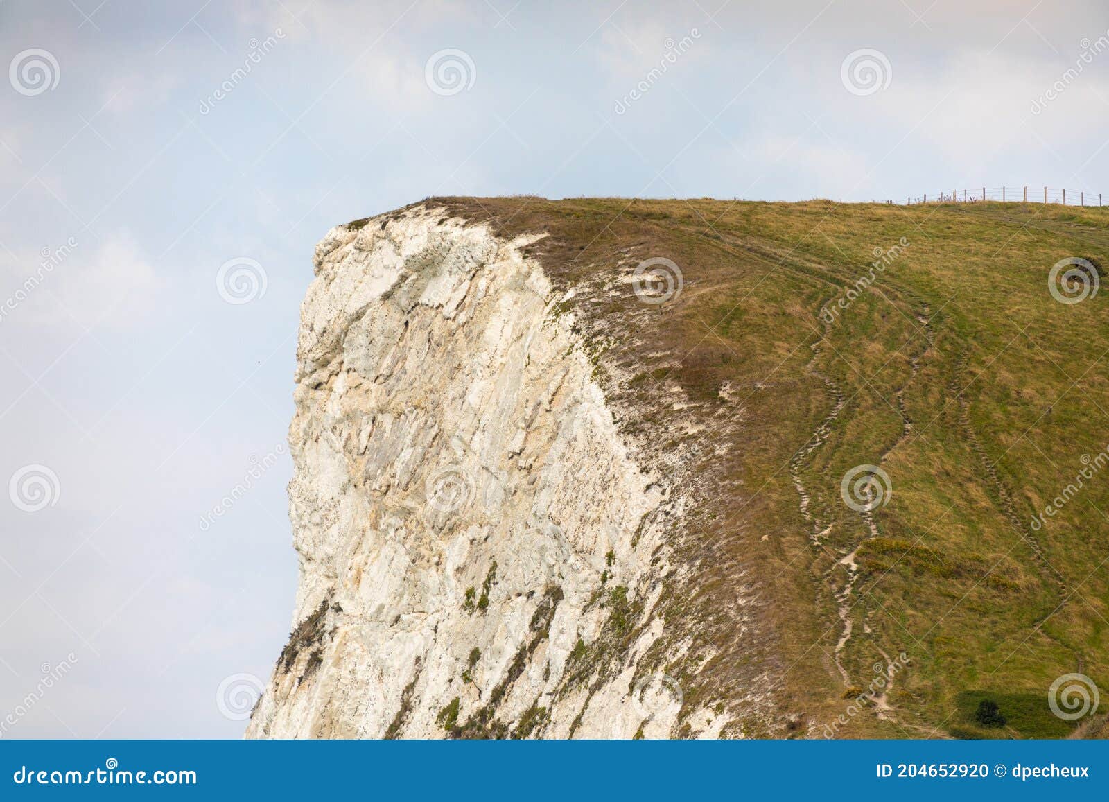 Magestic White Cliffs of Dorset Stock Photo - Image of nature, view ...