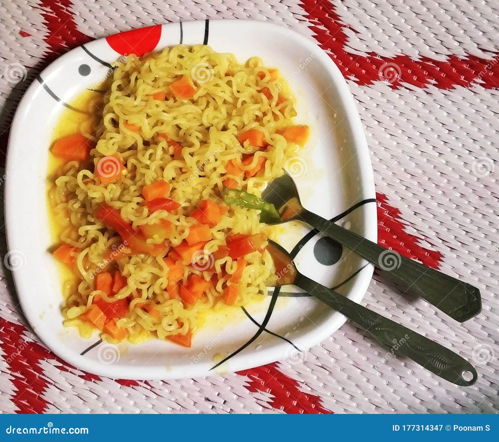 Maggi stock image. Image of maggi, noodles, foodie, food - 177314347