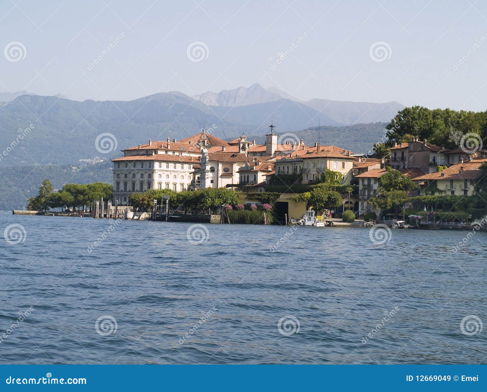 Maggiore See, lItaly stockbild. Bild von touristen, seen - 12669049