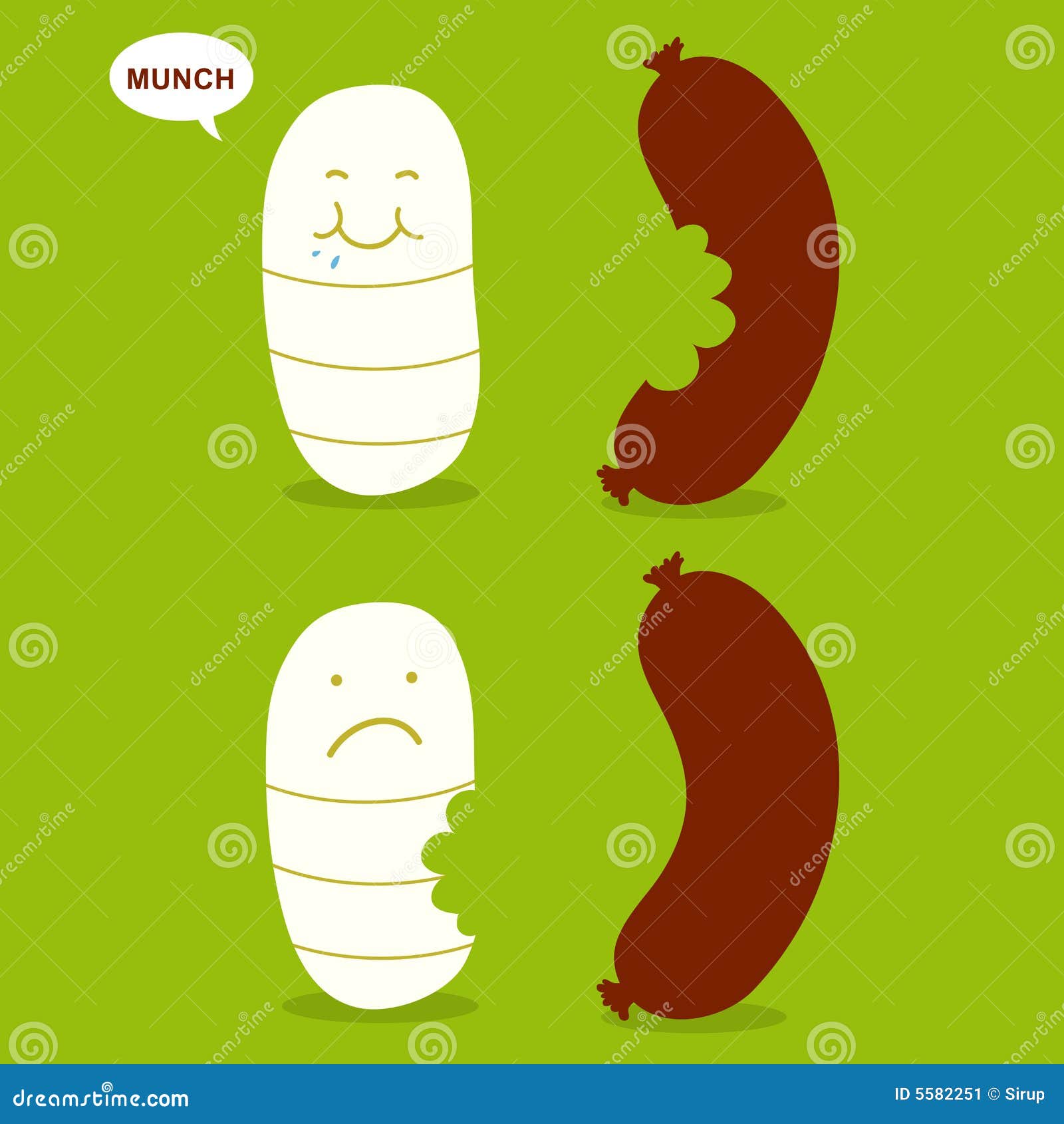 Maggot Cartoons, Illustrations & Vector Stock Images - 2286 Pictures to ...